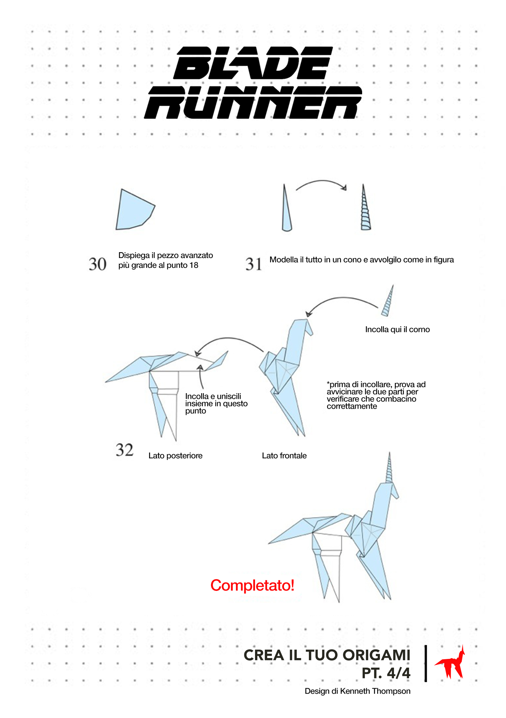 Lucky Red - Crea l’origami di Blade Runner | Tutorial